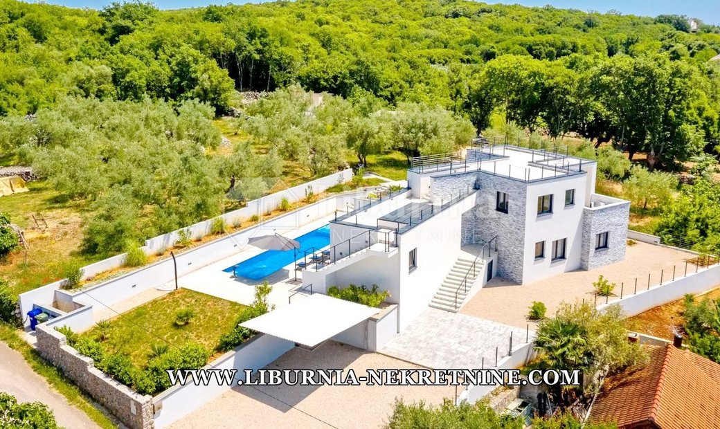 Croatia, Krk Island City In Cedar Hill, Primorje Gorski Kotar County ...