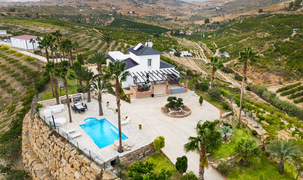 Incredible Finca Sits On Vast Private Grounds In In Pizarra, Andalusia ...