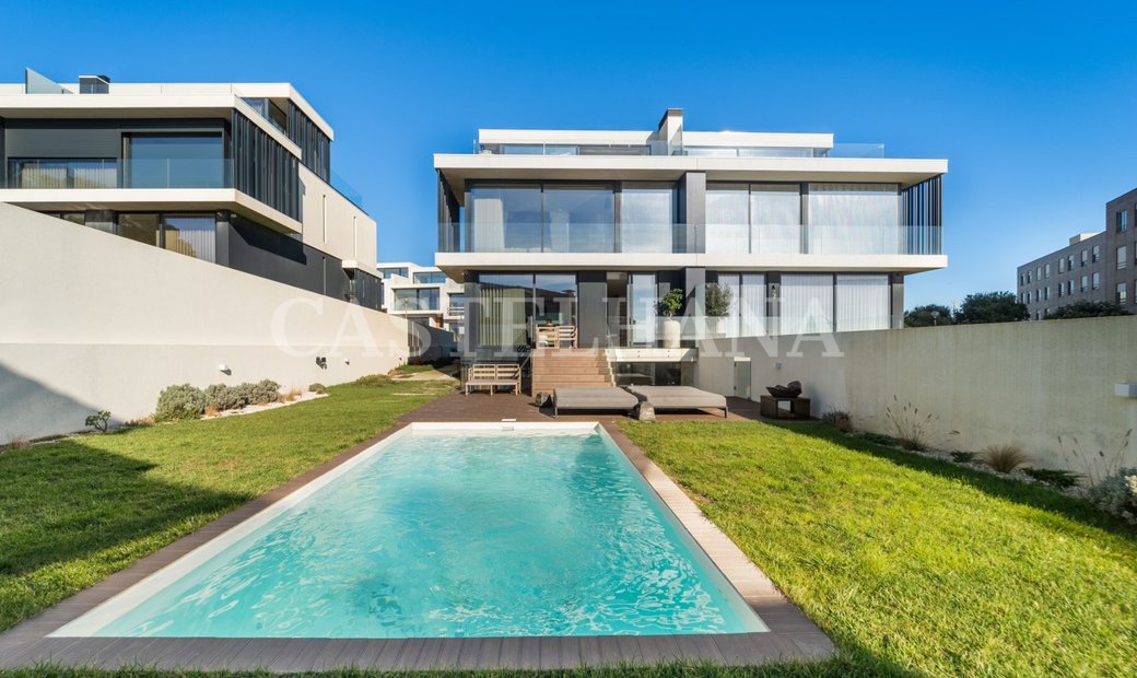 3 Bedroom Villa With Heated Pool And Sea In Perafita, Porto District ...