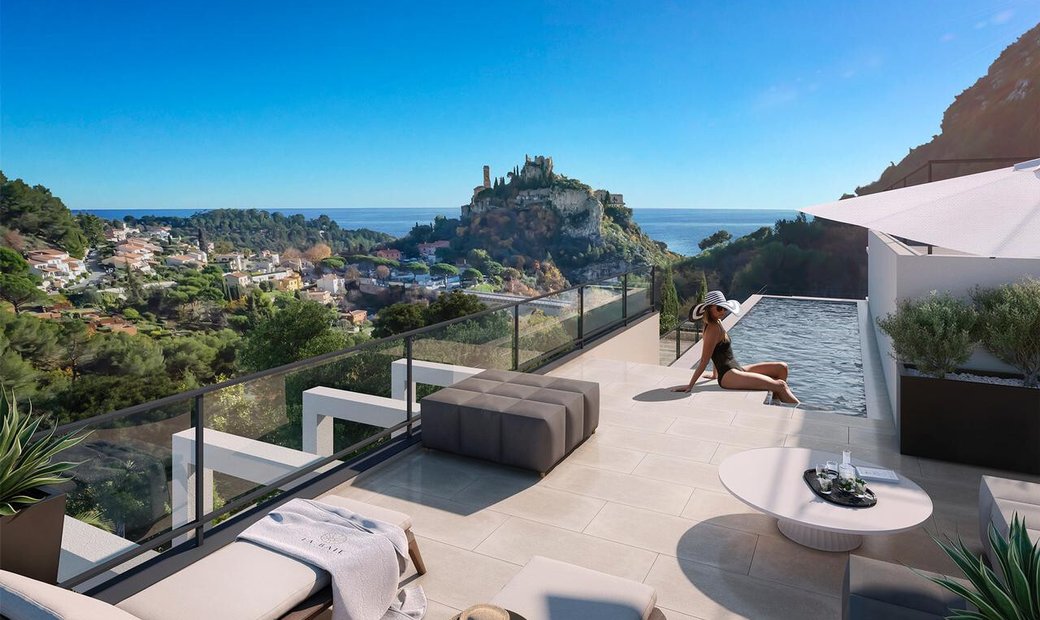 4 Room Rooftop Villa 156m2 And 177m2 In èze, Provence Alpes Côte D'azur ...