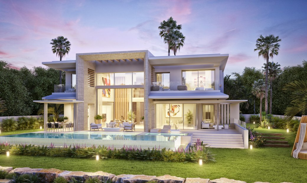 Contemporary Villas In A Gated Community With 24 In Marbella, Andalusia ...