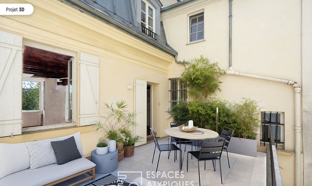 Apartment To Renovate With Terrace And View Of In Paris, île De France ...