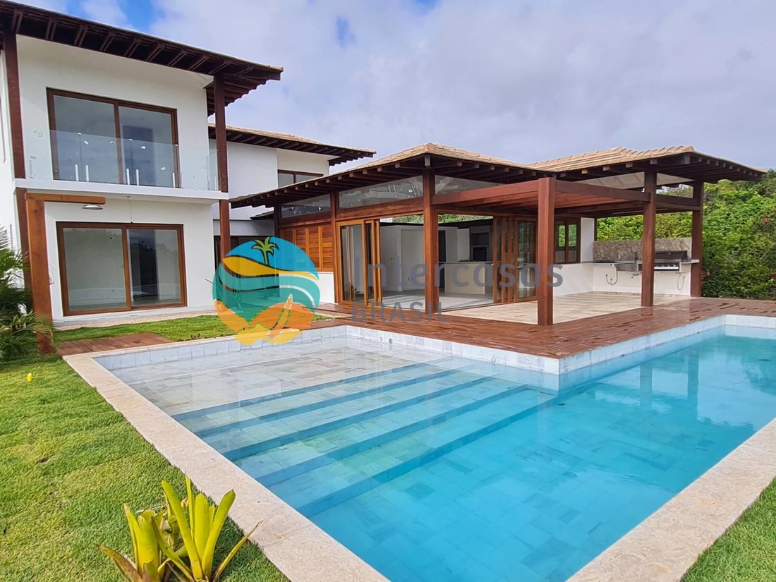 New Villa With 6 Suite Bedrooms, In Condo, Beach In State Of Bahia ...