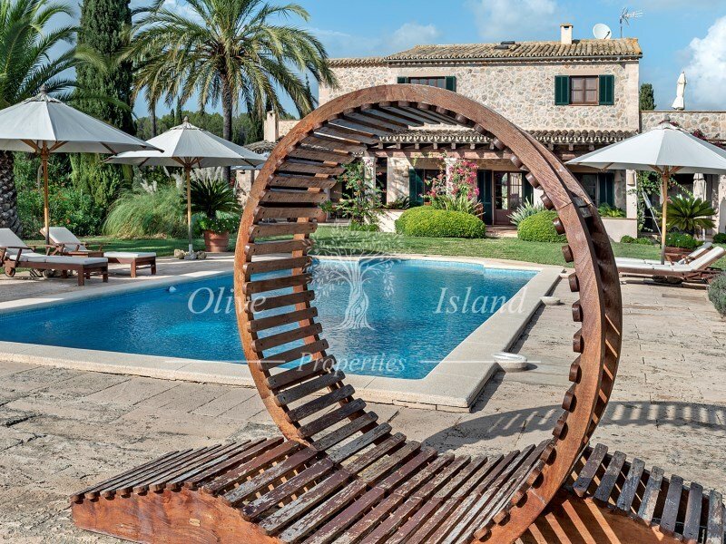 Wonderful Rustic Villa With Gardens, Pool In Calvia, Balearic Islands ...