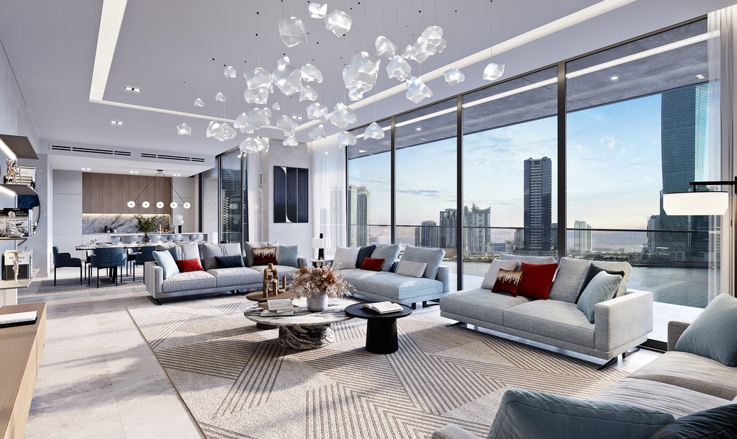 Rare And Exclusive Duplex Loft With Canal In Dubai, Dubai, United Arab ...