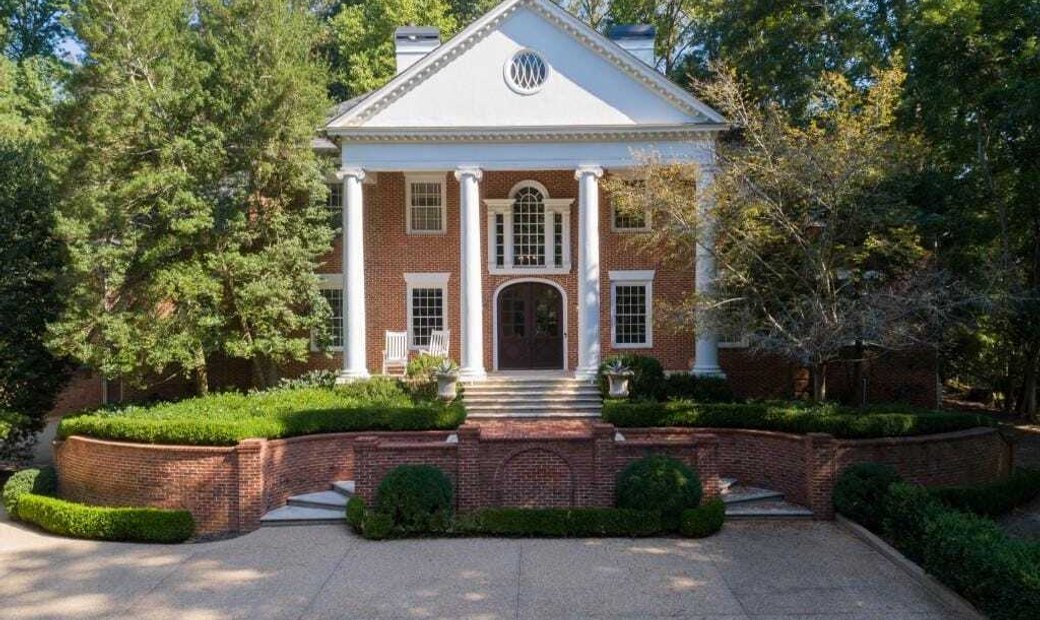 Fabulous Classic Brick Estate Home On Over In Atlanta, Georgia, United ...