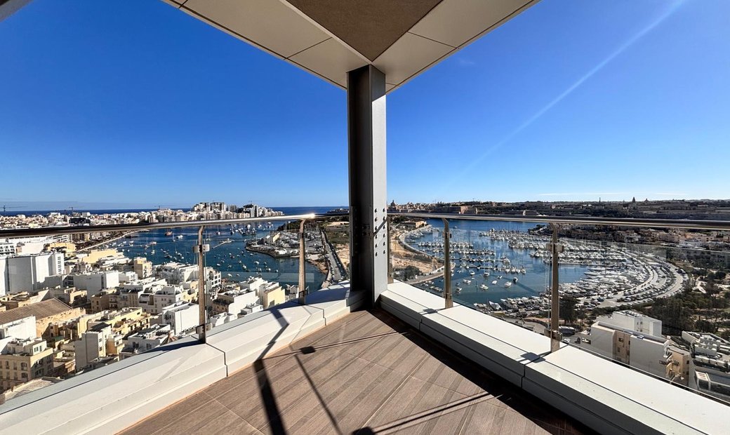 High Rise Apartment Overlooking All Malta In Gzira, Malta For Sale ...