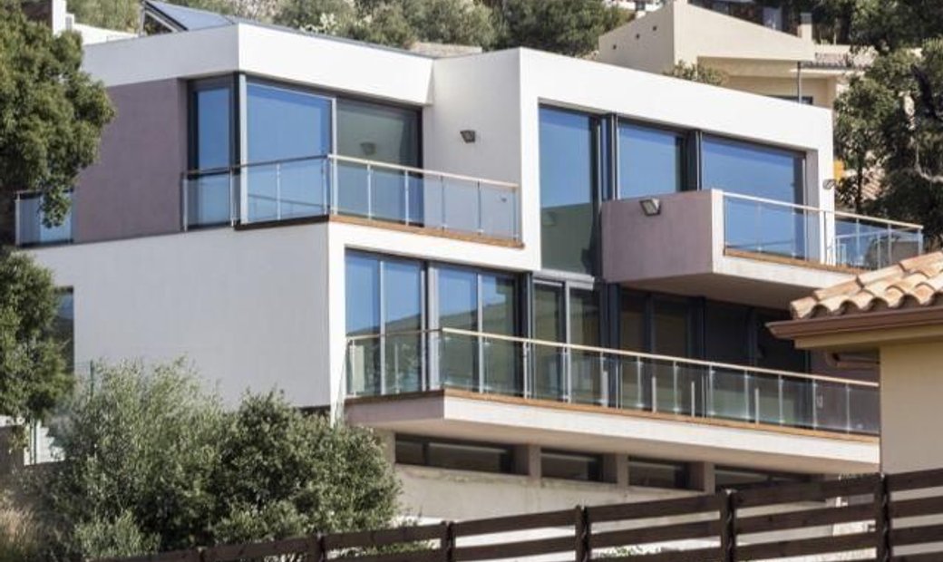 Exclusive Modern Villa With Panoramic In Palau Sabardera, Catalonia ...