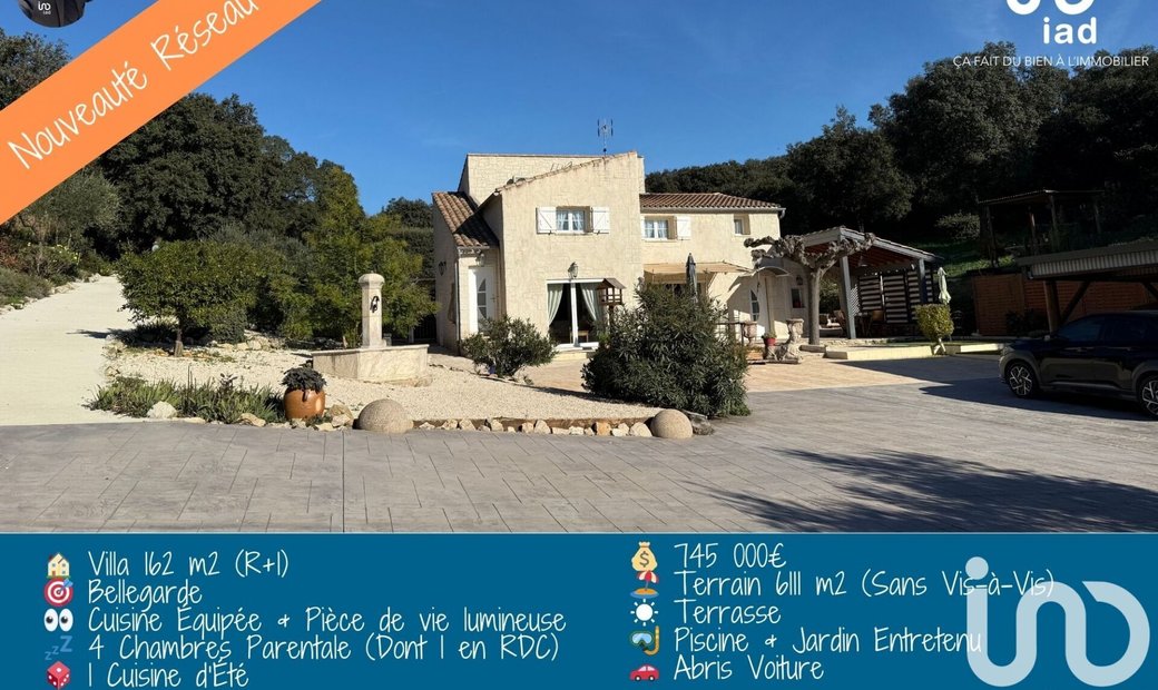 Vente Maison Traditionnelle 5 Pièces In Bellegarde, Occitanie, France ...