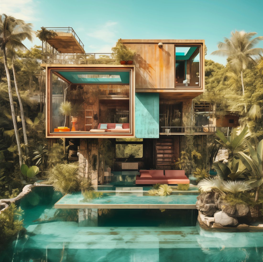 Moonrise Mansion: A Vibrant Villa Crafted For In Tulum, Quintana Roo ...