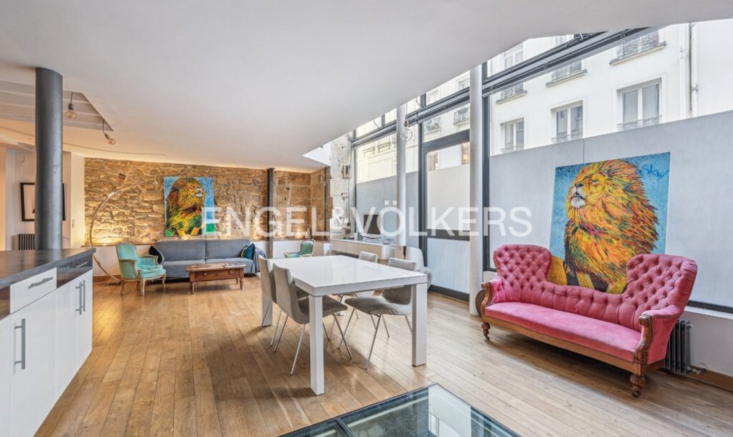 Paris Ii Stunning Loft Of 158 M² Sentier In Paris, île De France ...