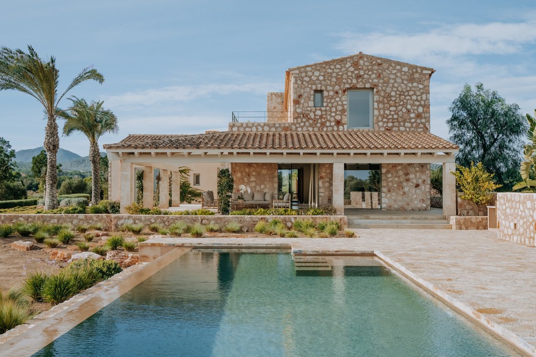 State Of The Art Stone Finca With Epic In Portocolom, Balearic Islands ...