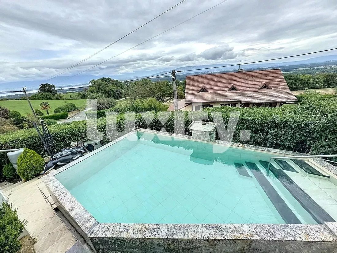 Superb House With Contemporary In Grilly, Auvergne Rhône Alpes, France ...