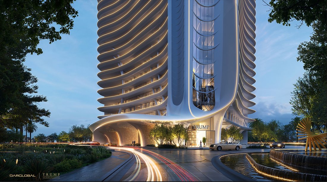 Présentation De La Trump Tower Dans Djeddah, La Mecque, Arabie Saoudite ...