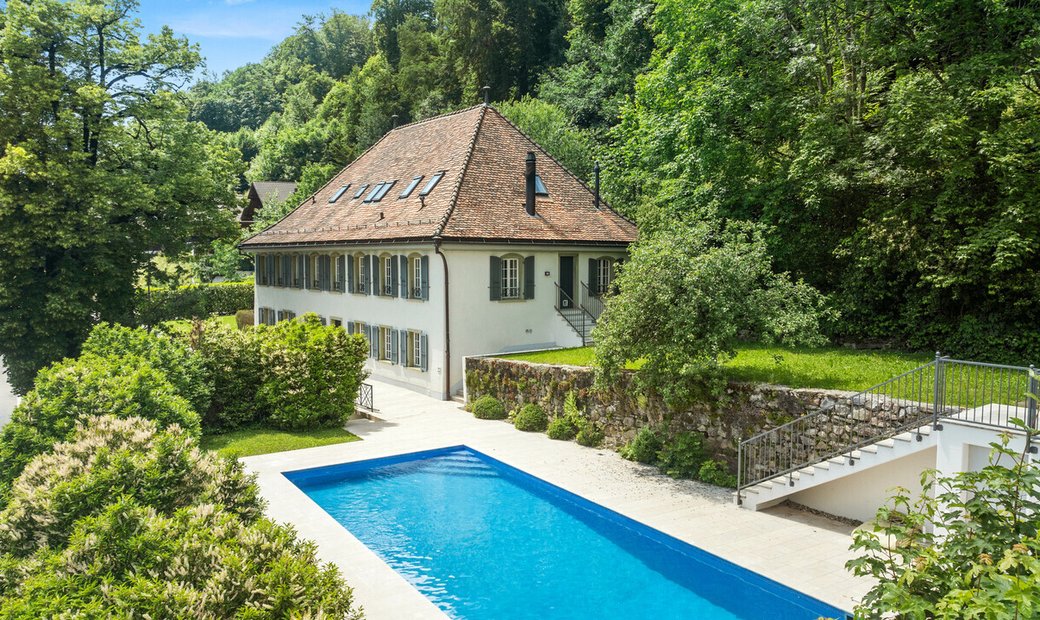 Exceptional Property With Swimming Pool In Corsier Sur Vevey, Vaud ...
