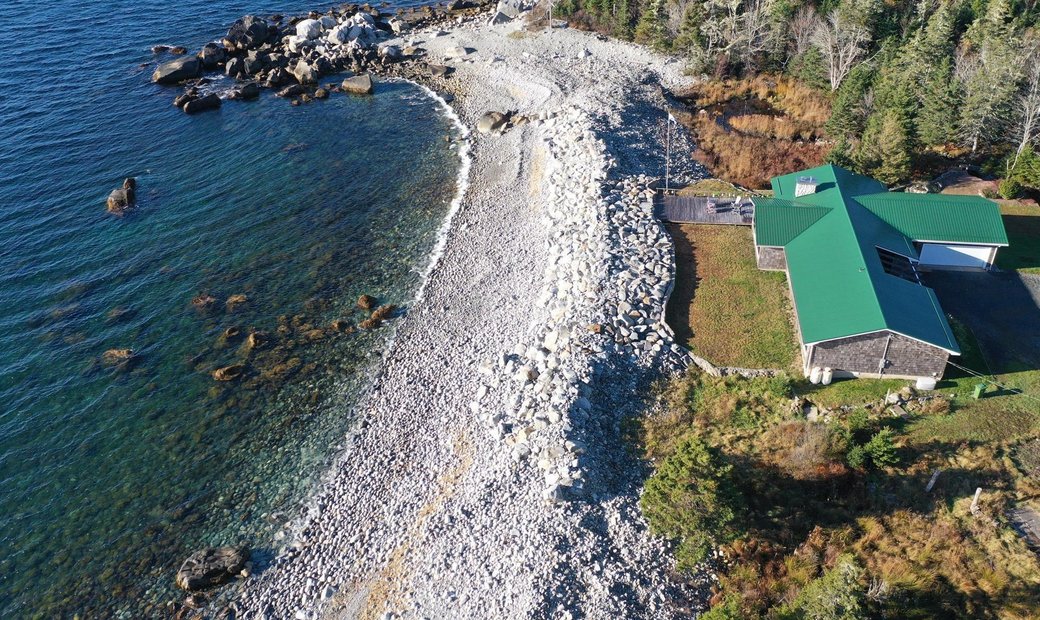 Private Oceanfront Home In Hunts Point, Nova Scotia, Canada For Sale ...