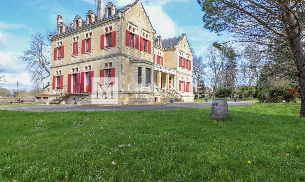 Exceptional Chateau Close To Bazas In Bazas, Nouvelle Aquitaine, France ...