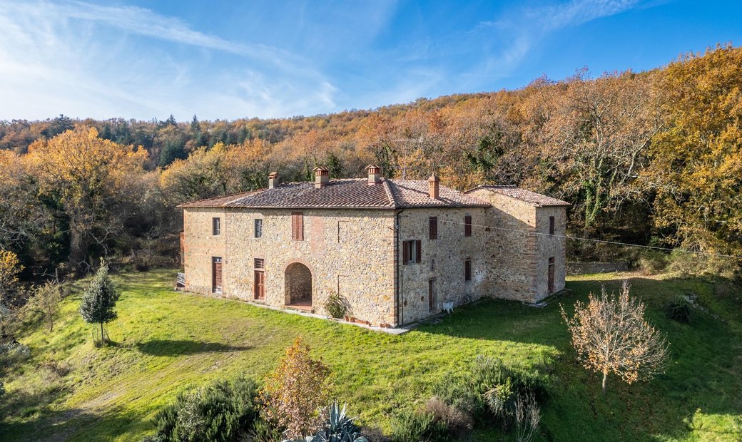 Beautiful Rustico With Lots Of Potential In Bucine, Tuscany, Italy For ...