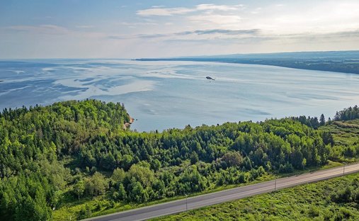 Waterfront land for sale in Sainte-Flavie, Quebec, Canada | JamesEdition