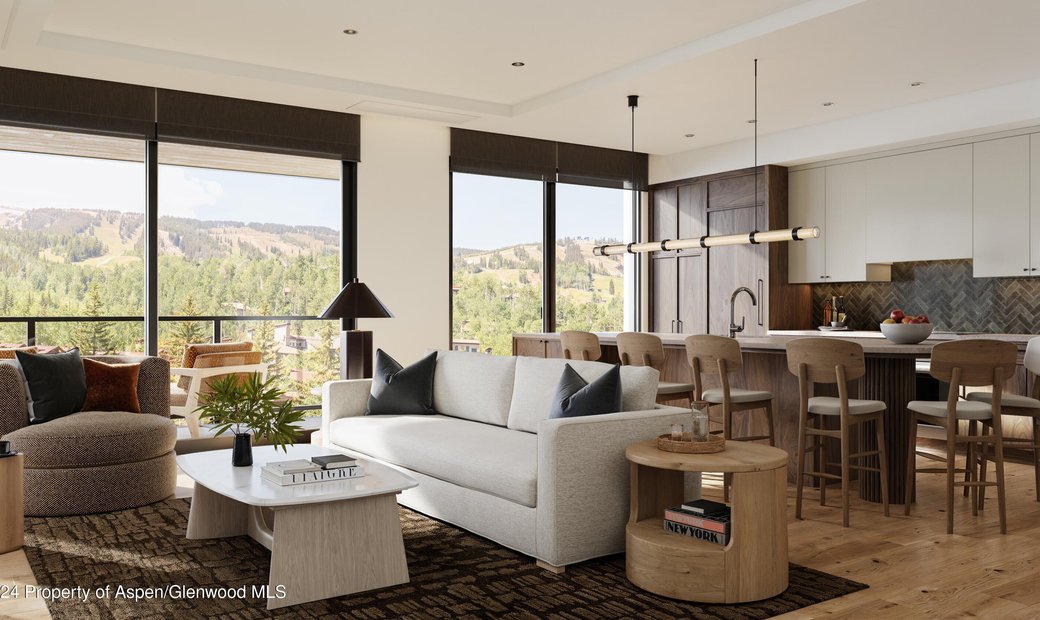 Corner Residence On The Park Side Of Stratos In Aspen, Colorado, United ...