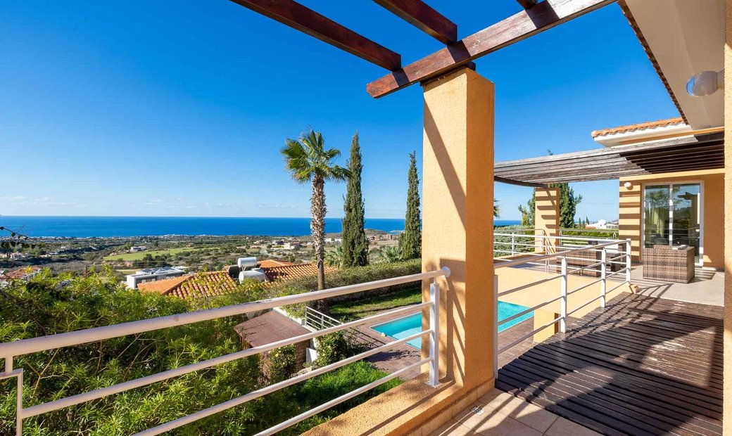 Three Bedroom Detached Villa With A Pool In Tala, Pafos In Tala, Paphos ...