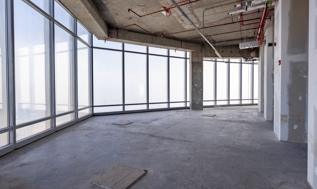 Shell And Core Office At The Top Of Burj In Dubai, Dubai, United Arab ...