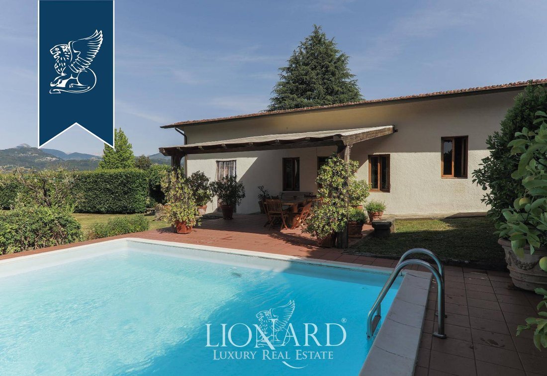 Luxury Villa With Swimming Pool For Sale Near Lucca In Barga, Tuscany ...
