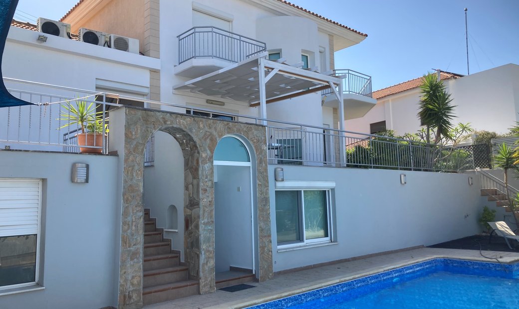 Villa In Exclusive Location With Sea And In Agios Tychon, Limassol ...