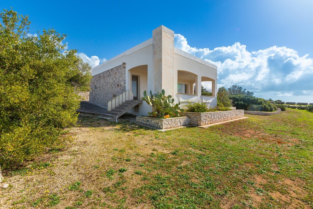 Villa With Sea View, In The Hills, With Swimming Pool In Ugento, Apulia ...