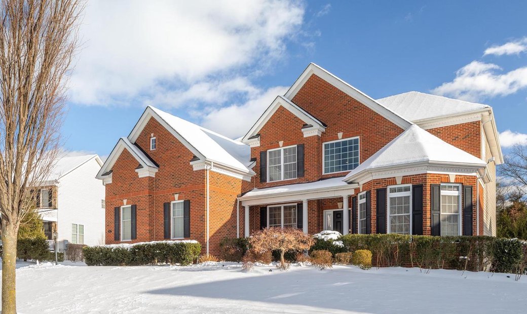 Stately Brick Front Colonial In Sought After In Aldie, Virginia, United ...