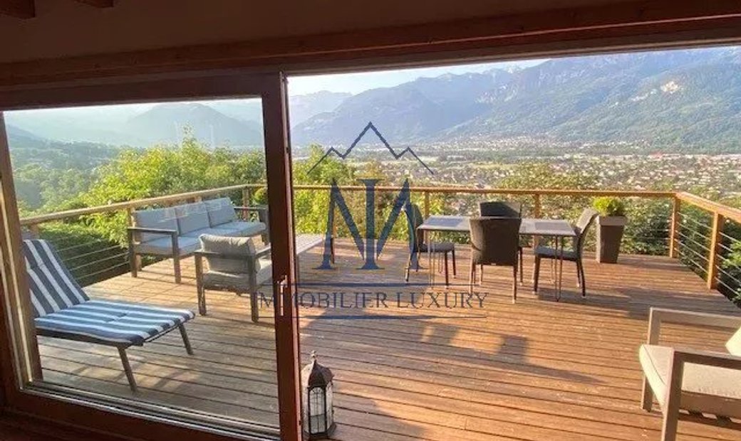 A Beautiful Chalet With A Panoramic View In Marignier, France For Sale ...