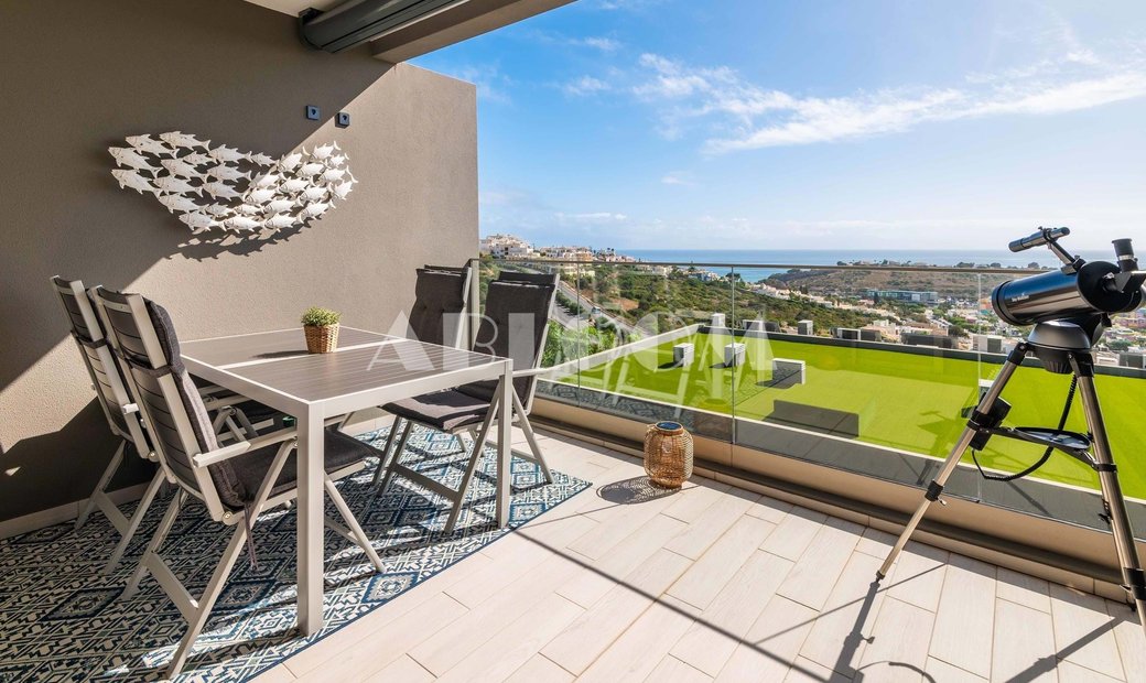 Furnished Apartment With Panoramic Sea Views In Albufeira, Algarve ...