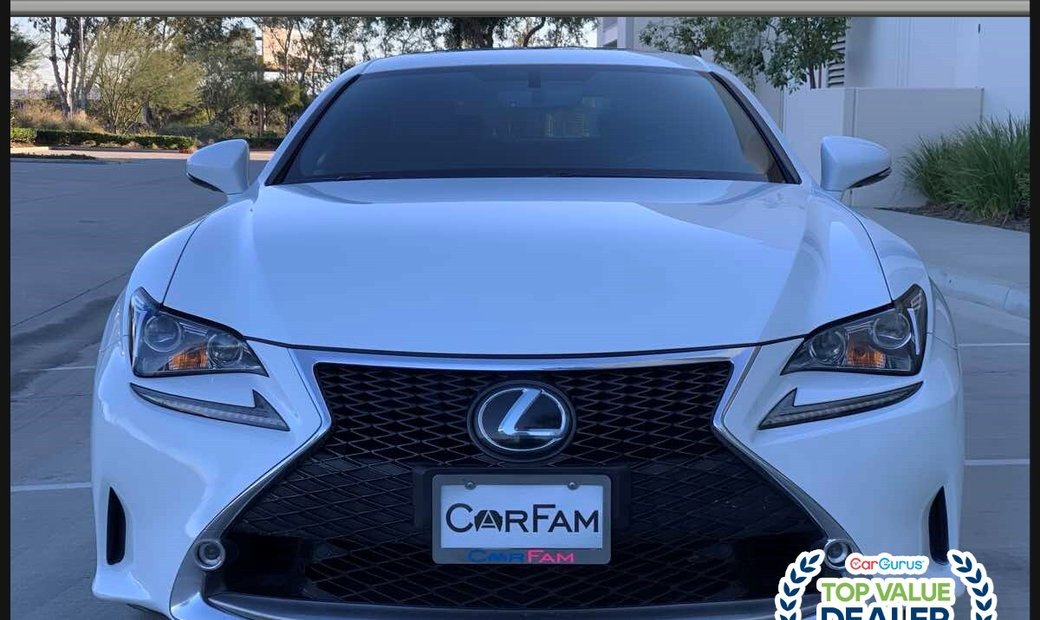 2016 Lexus Rc In Rialto, Ca, United States For Sale (15091470)