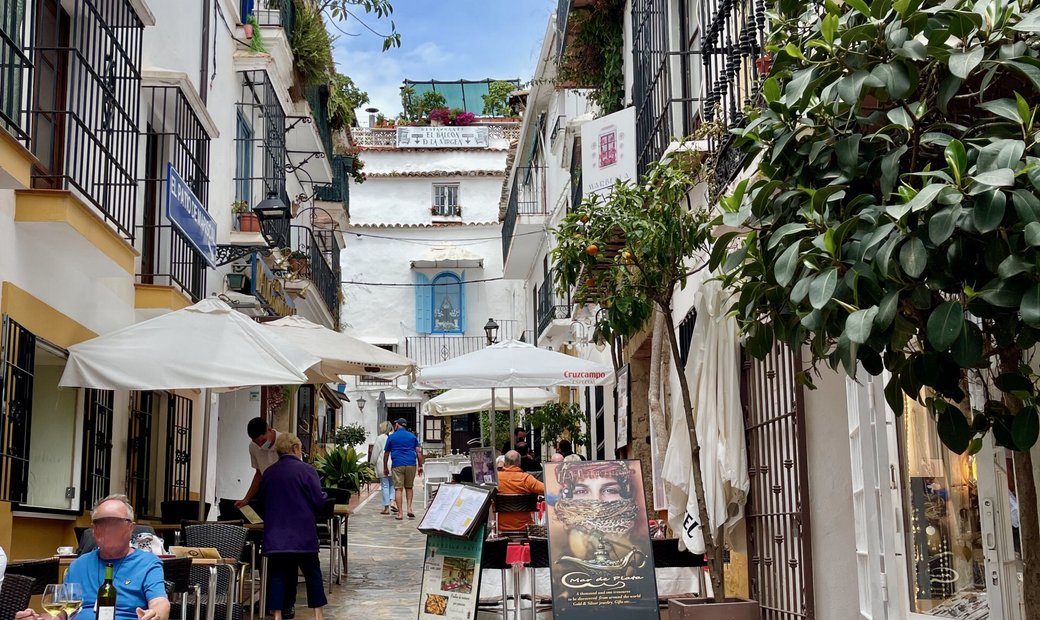 Magnificent Building In The Old Town Of Marbella In Marbella, Andalusia ...