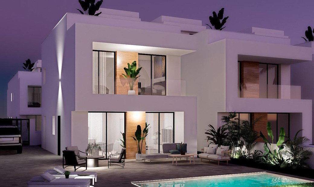 New Build Villas In La Zenia In Orihuela, Valencian Community, Spain ...