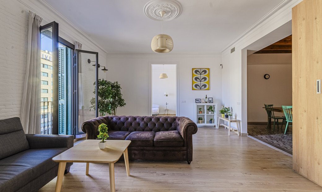 Excellent Corner Apartment With Views Of The In Barcelona, Catalonia ...
