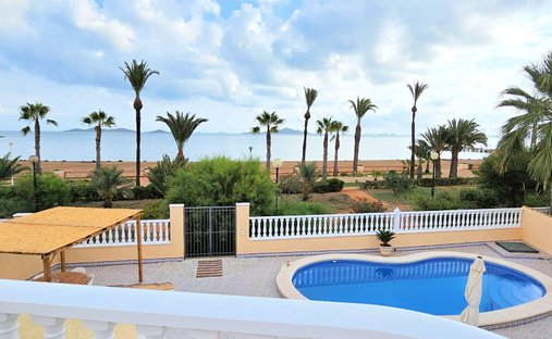 Luxury beachfront villas for sale in El Algar, Cartagena, Spain ...