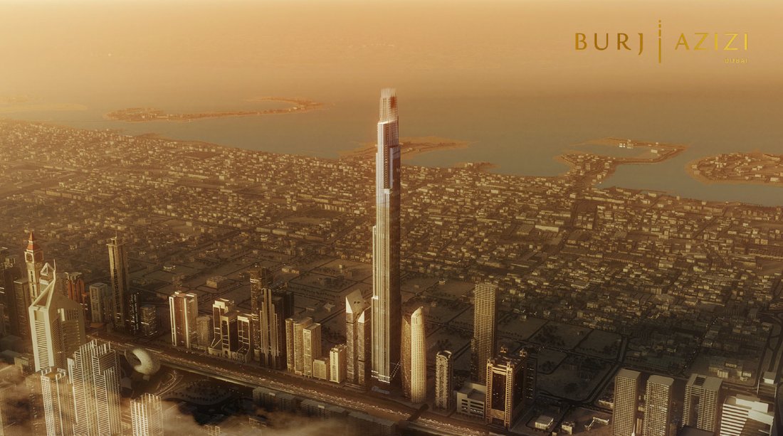 Burj Azizi Tower Set To Be World's In Dubai, Dubai, United Arab ...