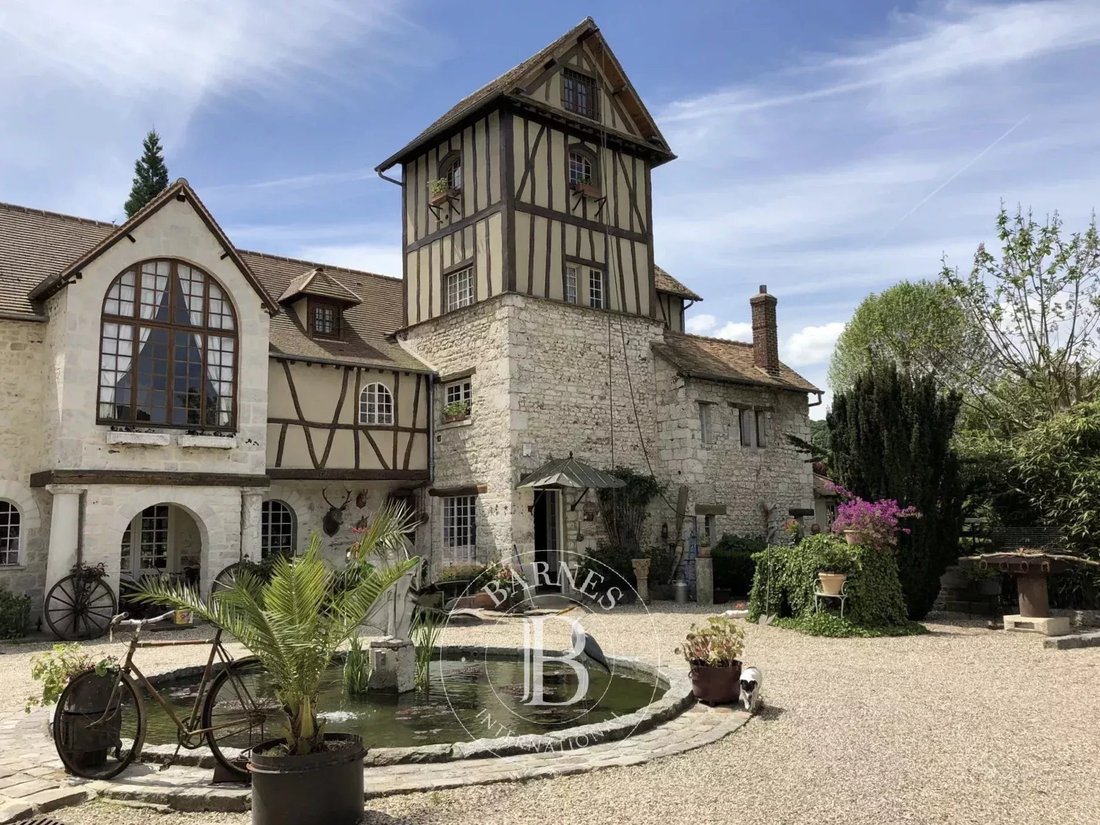 Eure 18th Century Mill In 2.6ha Of Parkland In Giverny, Normandy ...
