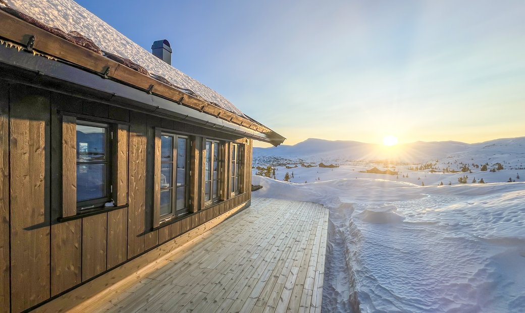 Stunning Cabin With A View & Sunny Terraces, 3(5) In Flå, Buskerud ...