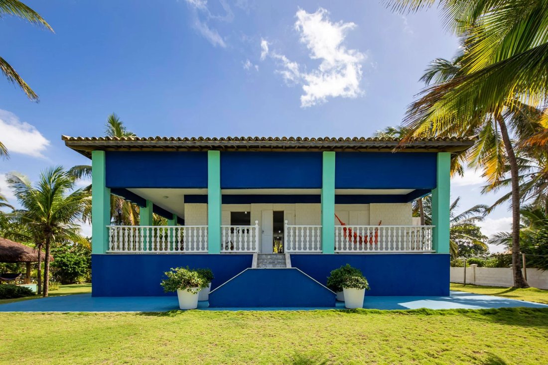 Bah457 Stylish Beach House In In Bosque Do Guaraipe, State Of Bahia ...