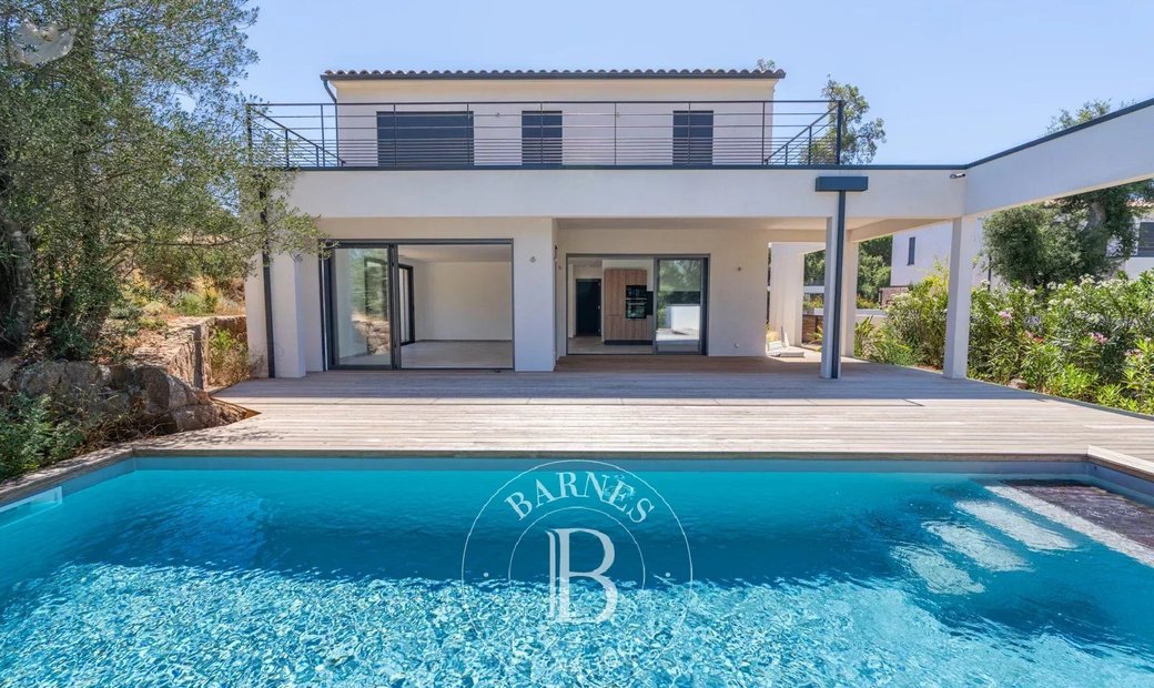 Pinarello New Villa, 5 Bedrooms, Pool, Garage, And In Zonza, Corsica ...