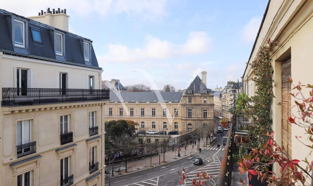 Paris 75006 Maison De Ville Rue De Vaugirard Dans Paris, île De France ...
