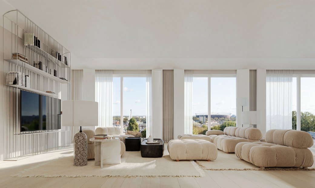 Unique Penthouse With Spectacular In Warsaw, Masovian Voivodeship, Poland For Sale (15184474)