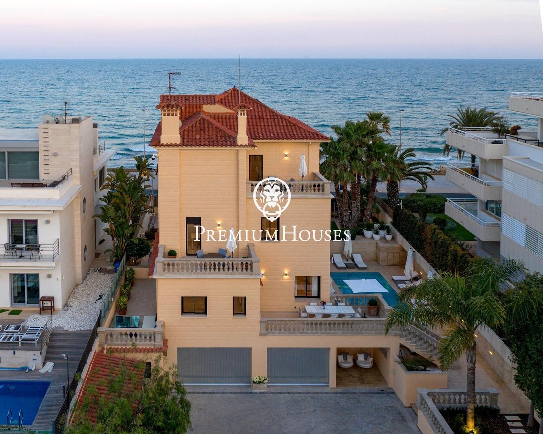 House On The Seafront In Vinyet In Sitges, Catalonia, Spain For Sale ...