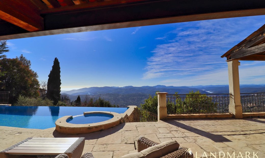 Sea And Lake View, Short Walk To In Cabris, Provence Alpes Côte D'azur ...