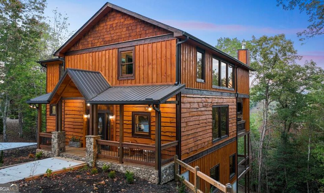 Stunning New Mountain Estate In Blue Ridge, Georgia, United States For ...