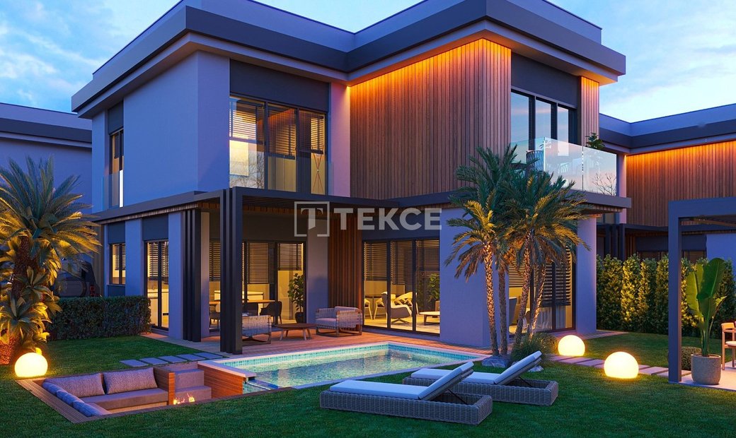 Detached Houses With Private Pools In Bursa Nilüfer In Gümüştepe, Bursa ...