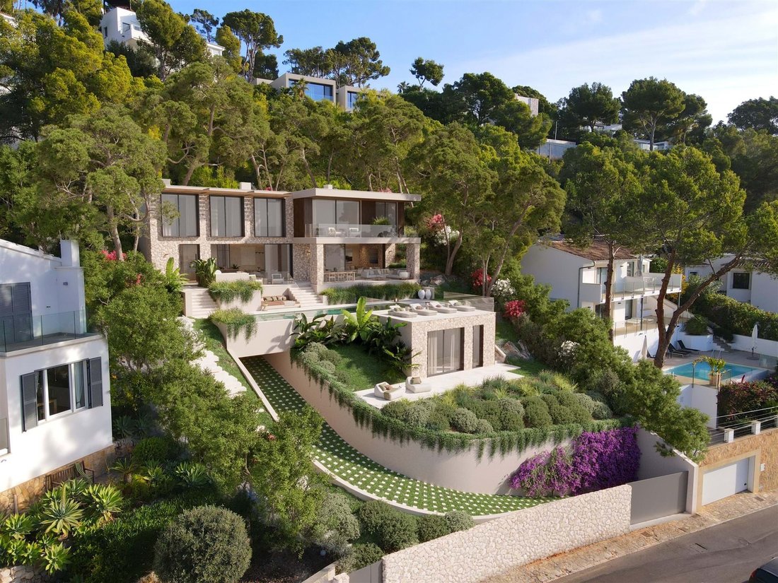 New Build Villa With Panoramic Sea Views In Calvià, Balearic Islands ...