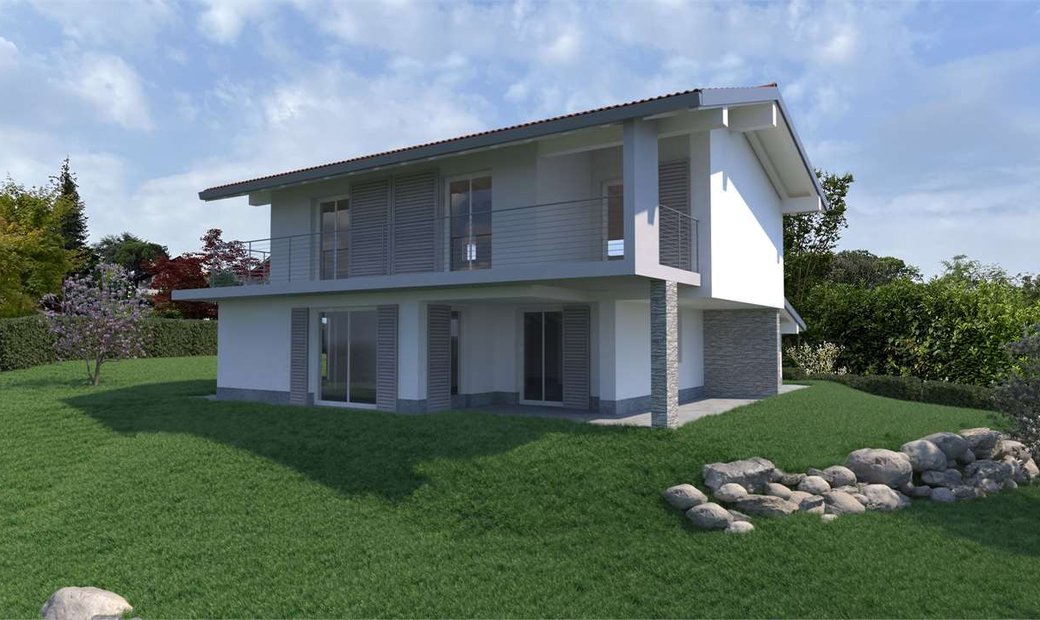 Comfort E Modernità: Nuova Villa A Bodio In Bodio Lomnago, Lombardy ...